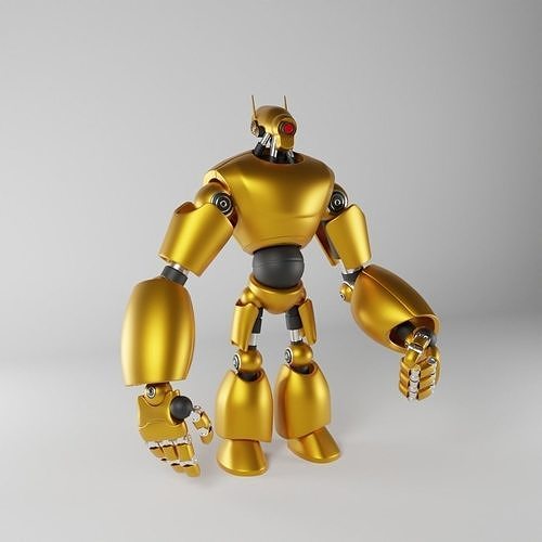 Guardian Robot 3D model animated rigged | CGTrader