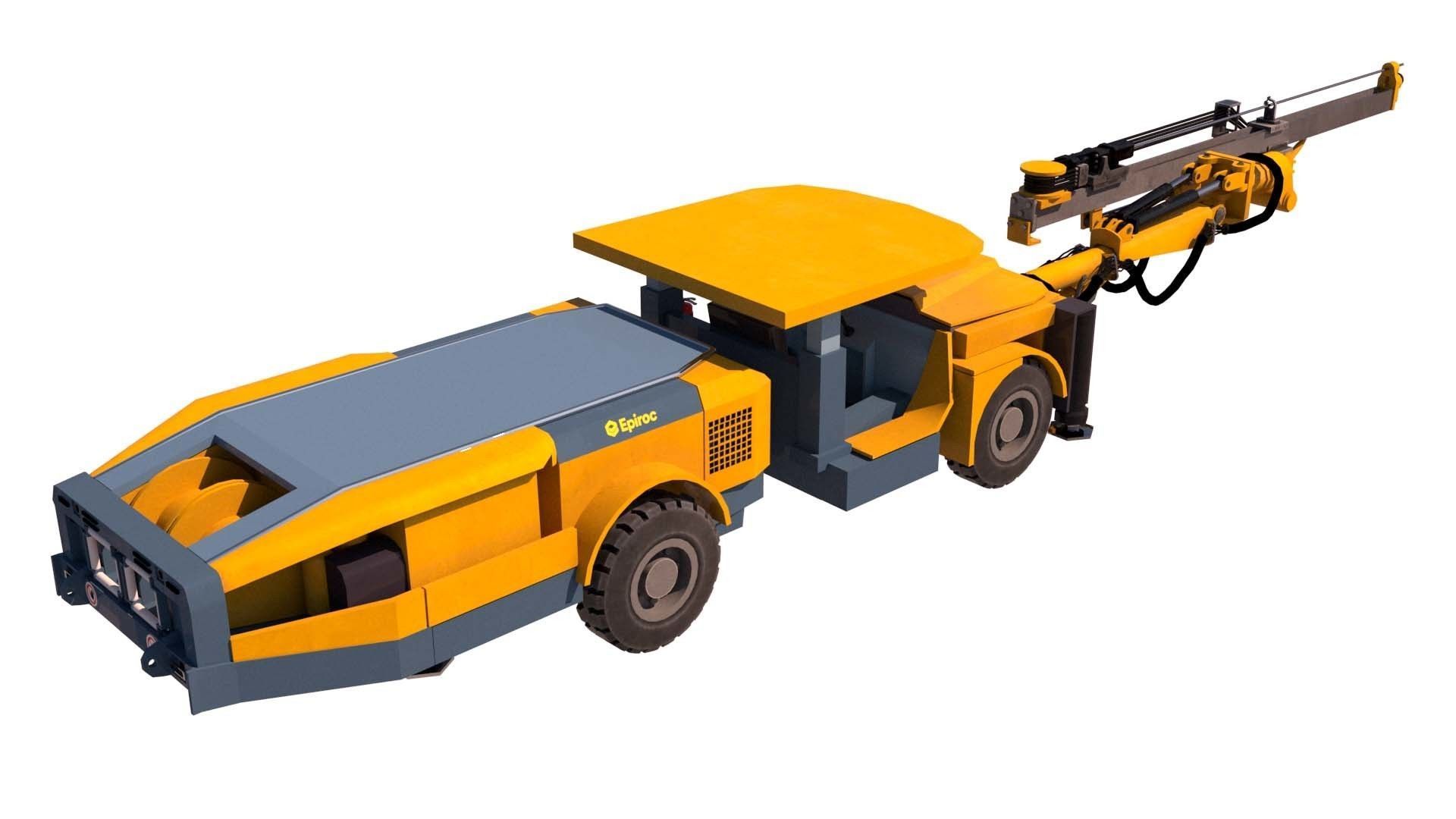 3D model Boomer Epiroc S1 VR / AR / low-poly | CGTrader