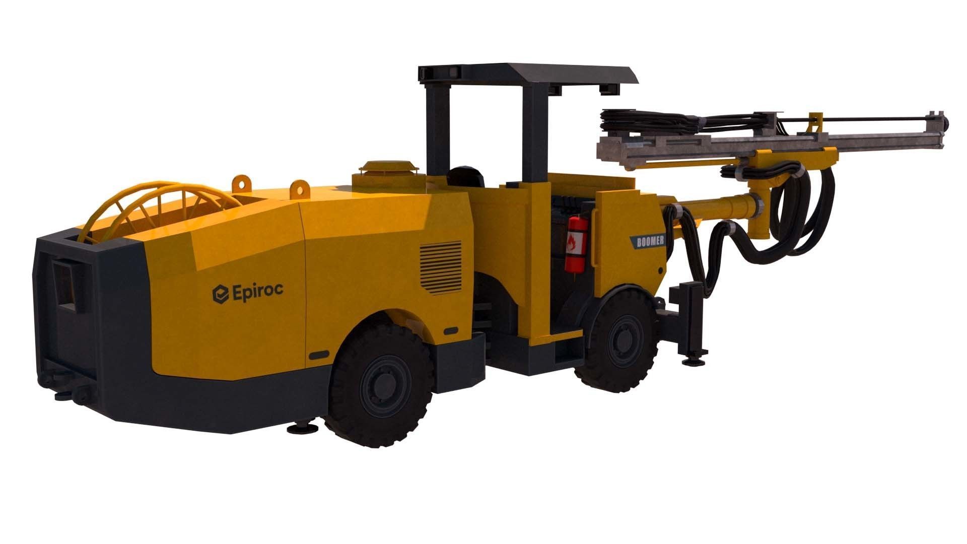 3D model Boomer Epiroc T1 VR / AR / low-poly | CGTrader 3D model Boomer Epiroc T1 VR / AR / low-poly | CGTrader