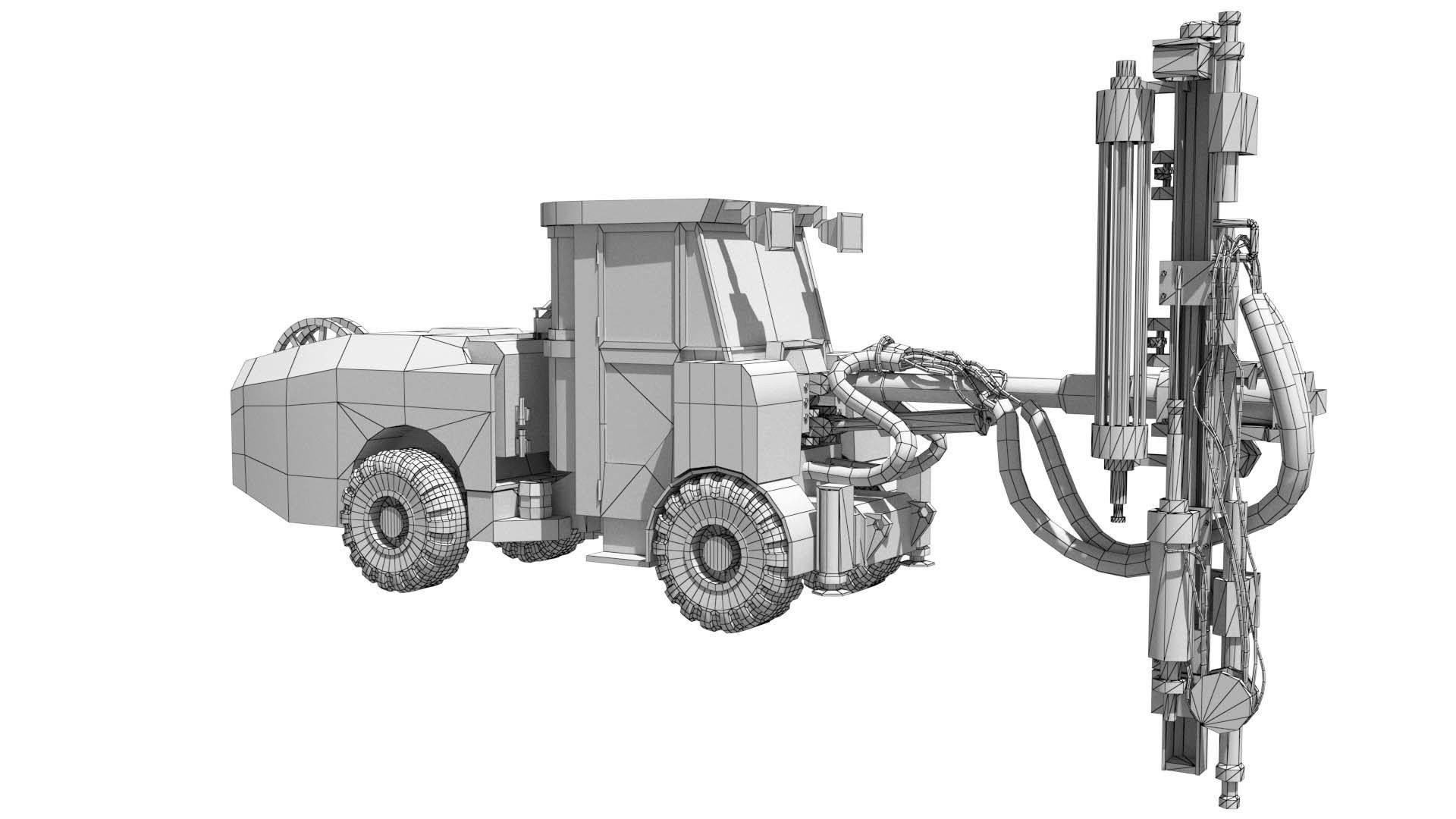 3D model Epiroc Simba S7 VR / AR / low-poly | CGTrader