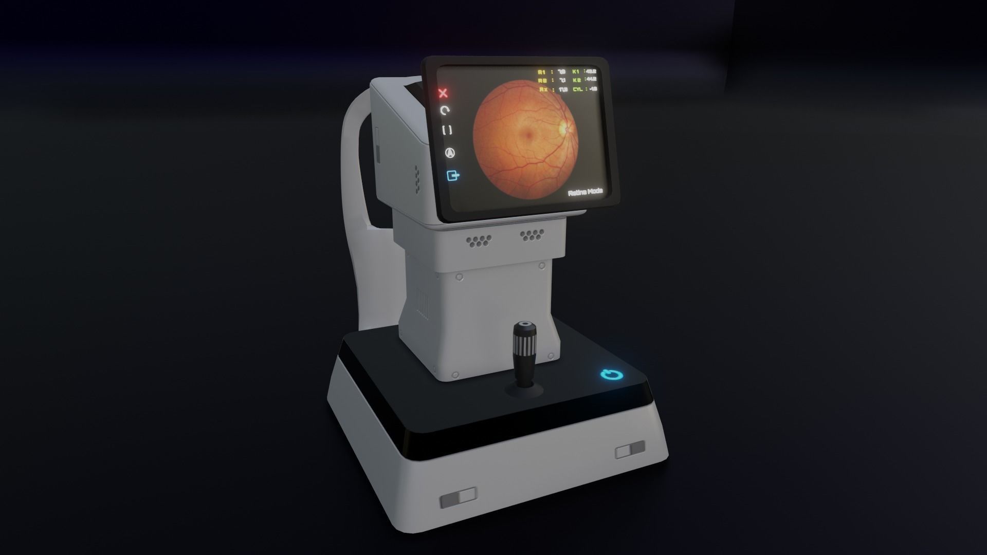 3D model The Keratometer ophthalmology machine VR / AR / low-poly ...