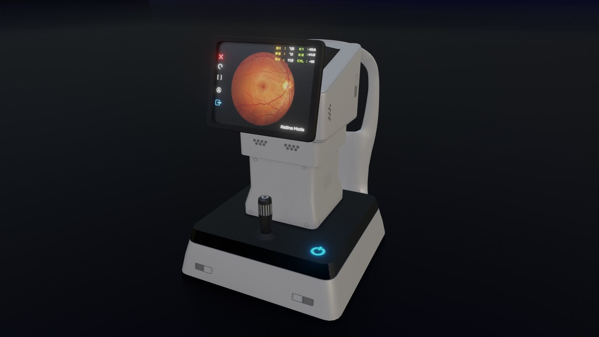 3D model The Keratometer ophthalmology machine VR / AR / low-poly ...