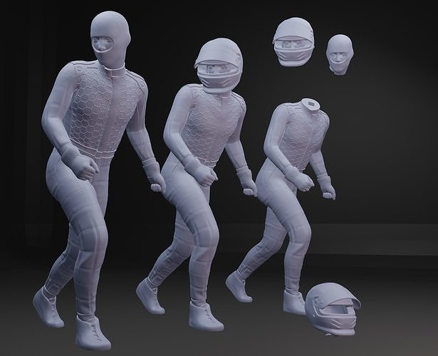 F1 DRIVERS - FORMULA ONE DRIVERS 3D model 3D printable | CGTrader