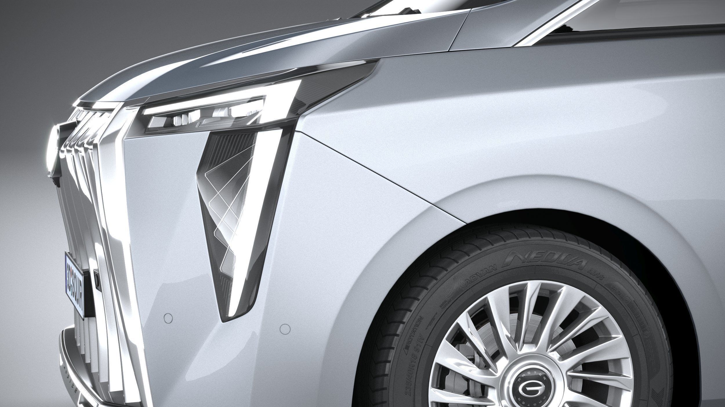 GAC Trumpchi M8 2023 3D model | CGTrader