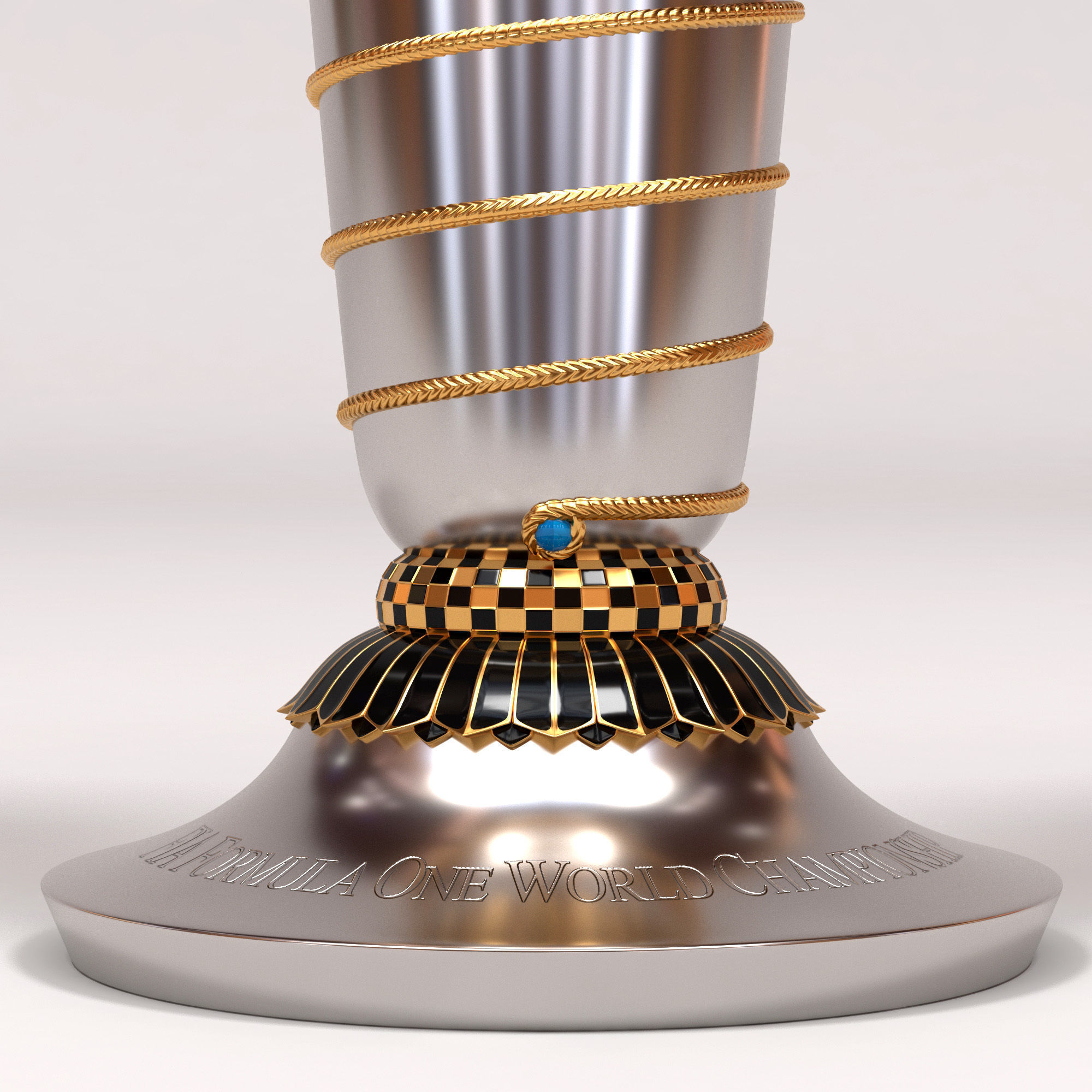 F1 WDC Trophy printable 3D model 3D printable | CGTrader