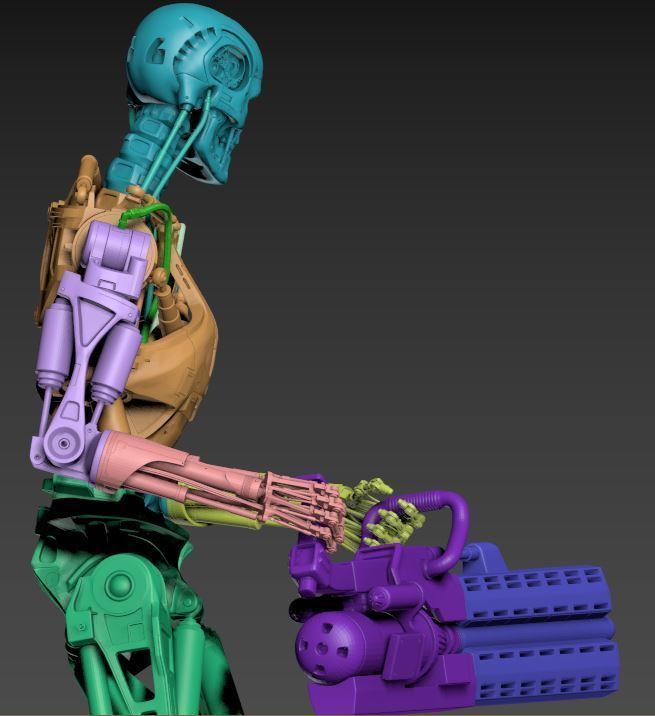 THE TERMINATOR T-800 3D model 3D printable | CGTrader