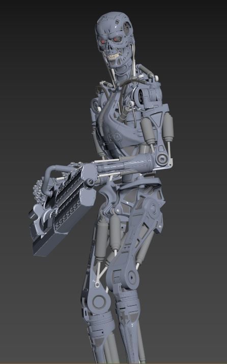 THE TERMINATOR T-800 3D model 3D printable | CGTrader