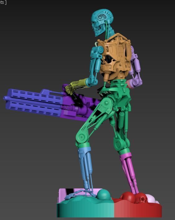 THE TERMINATOR T-800 3D model 3D printable | CGTrader