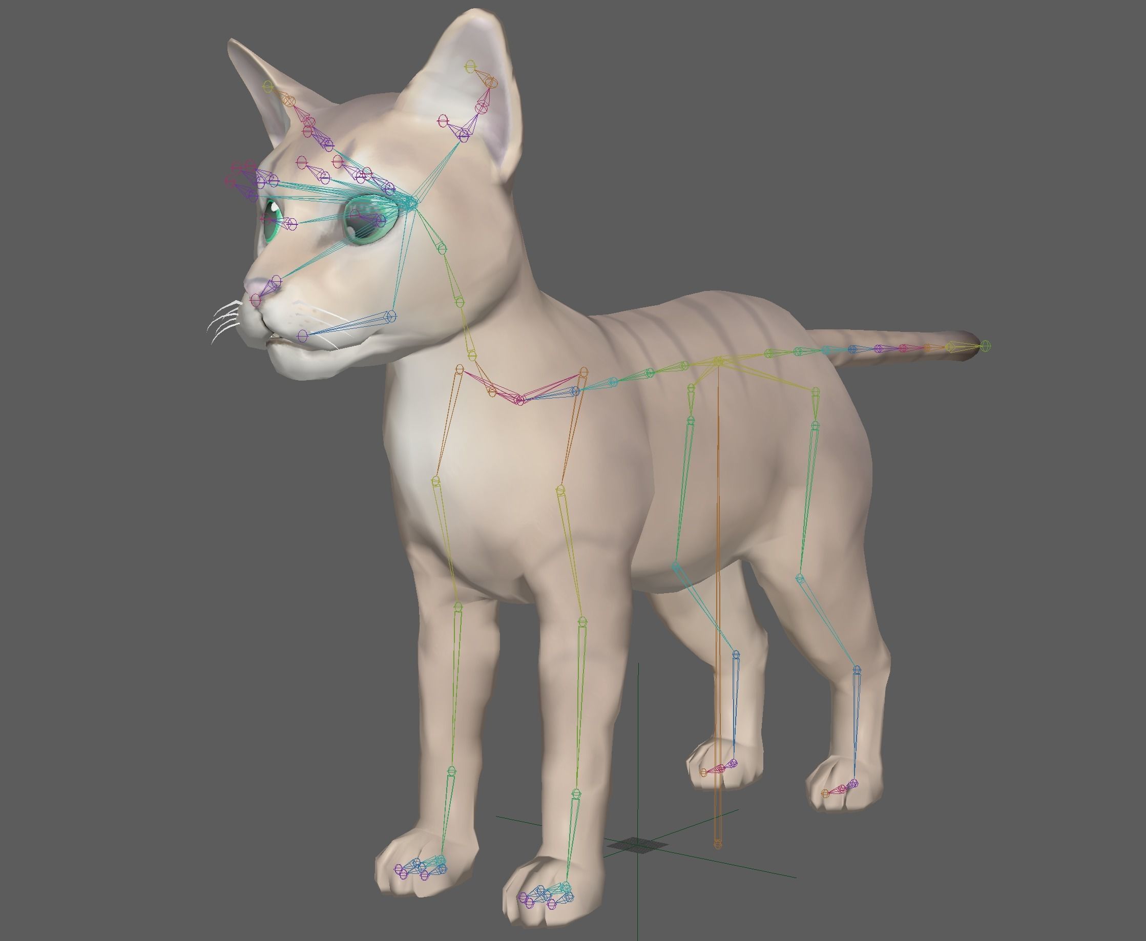 3D model Cartoon Stylized Cat VR / AR / low-poly | CGTrader