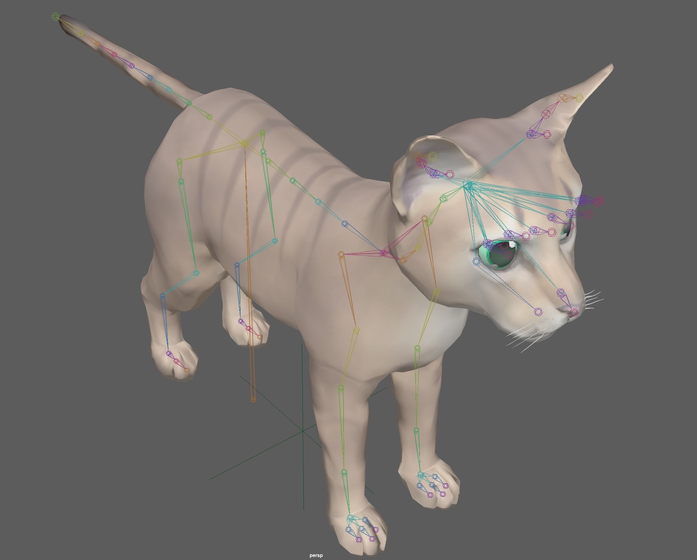 3D model Cartoon Stylized Cat VR / AR / low-poly | CGTrader