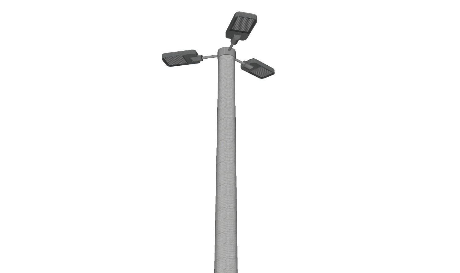 Concrete Lamp Post - Light Pole - Light Post - Street Light 03 3D model ...