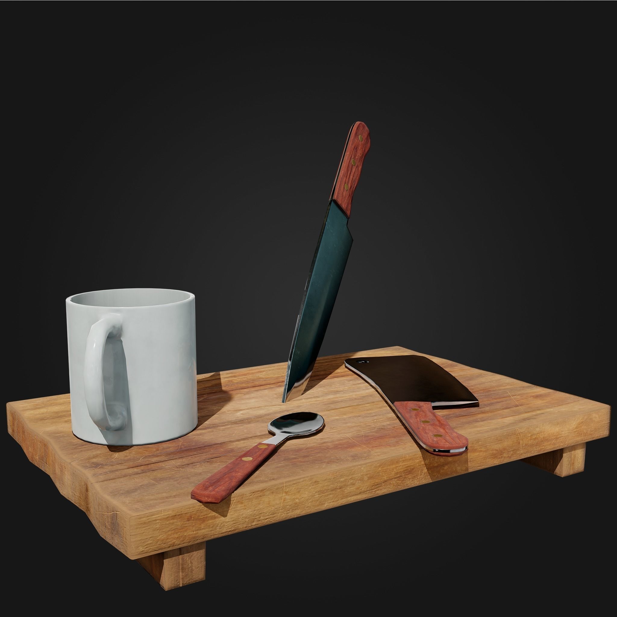 3D model Kitchen Props Basic kitchenWare VR / AR / low-poly | CGTrader