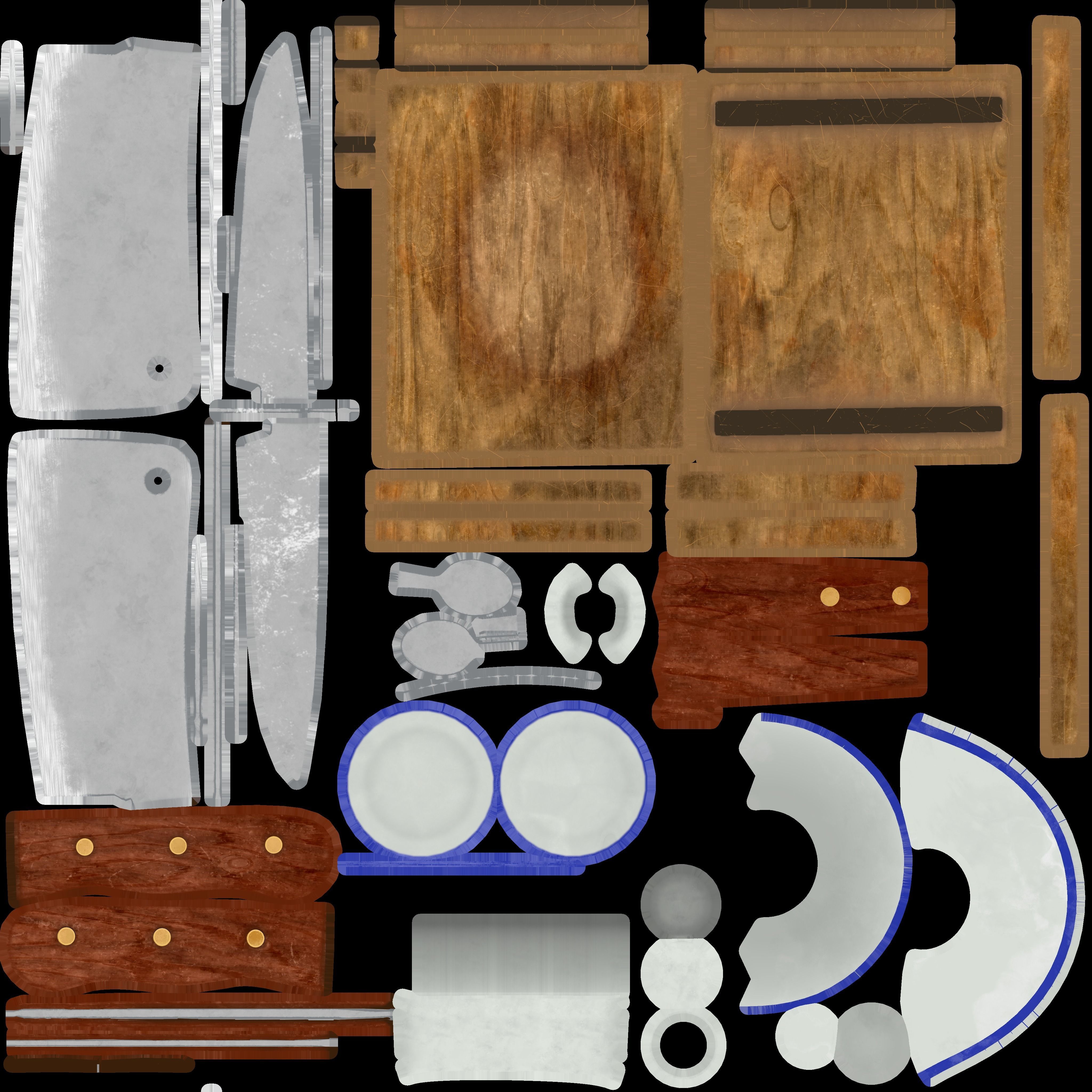 3D model Kitchen Props Basic kitchenWare VR / AR / low-poly | CGTrader