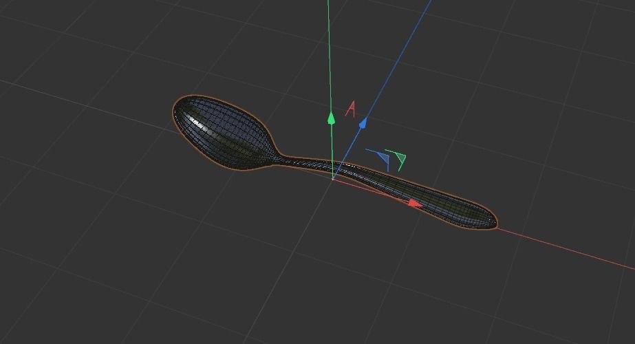 Basic Spoon 3D model | CGTrader