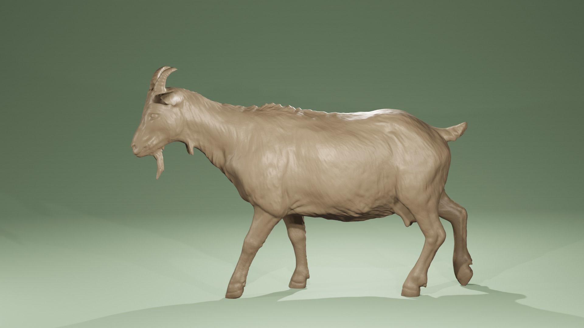 Walking realistic goat farm diorama for printing 3D model 3D printable ...