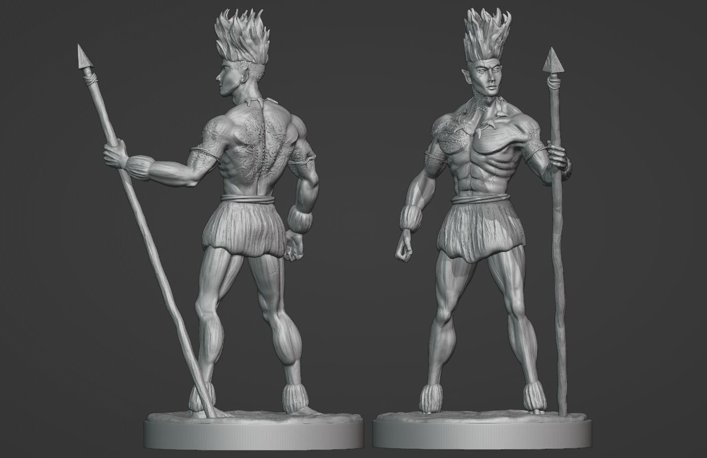 Curupira the guardian of the forest 3D model 3D printable | CGTrader