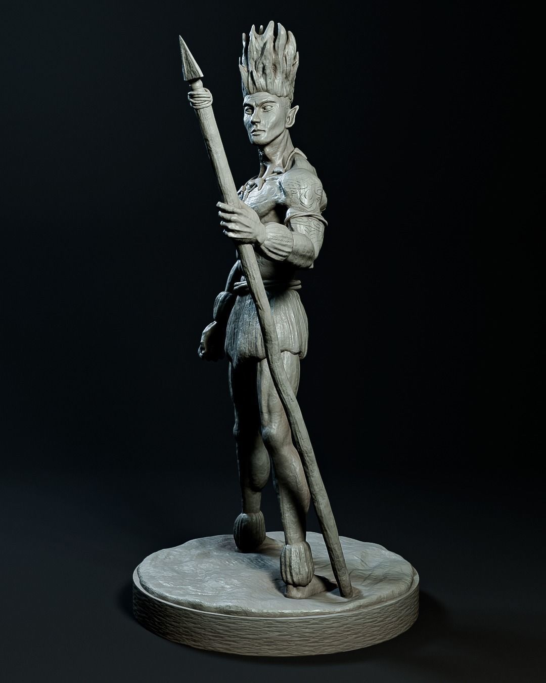 Curupira the guardian of the forest 3D model 3D printable | CGTrader