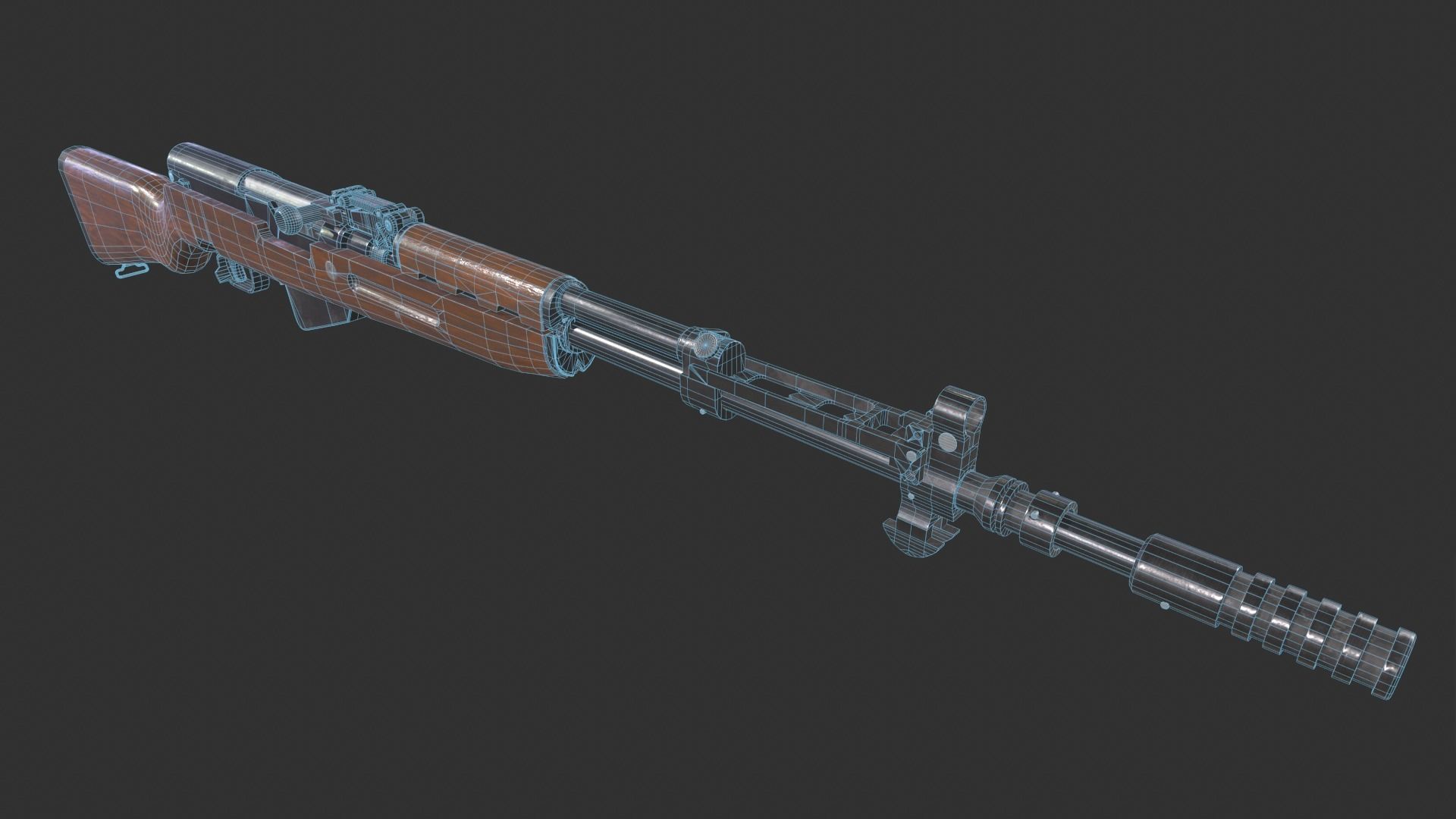 3D model SKS Rifle VR / AR / low-poly | CGTrader