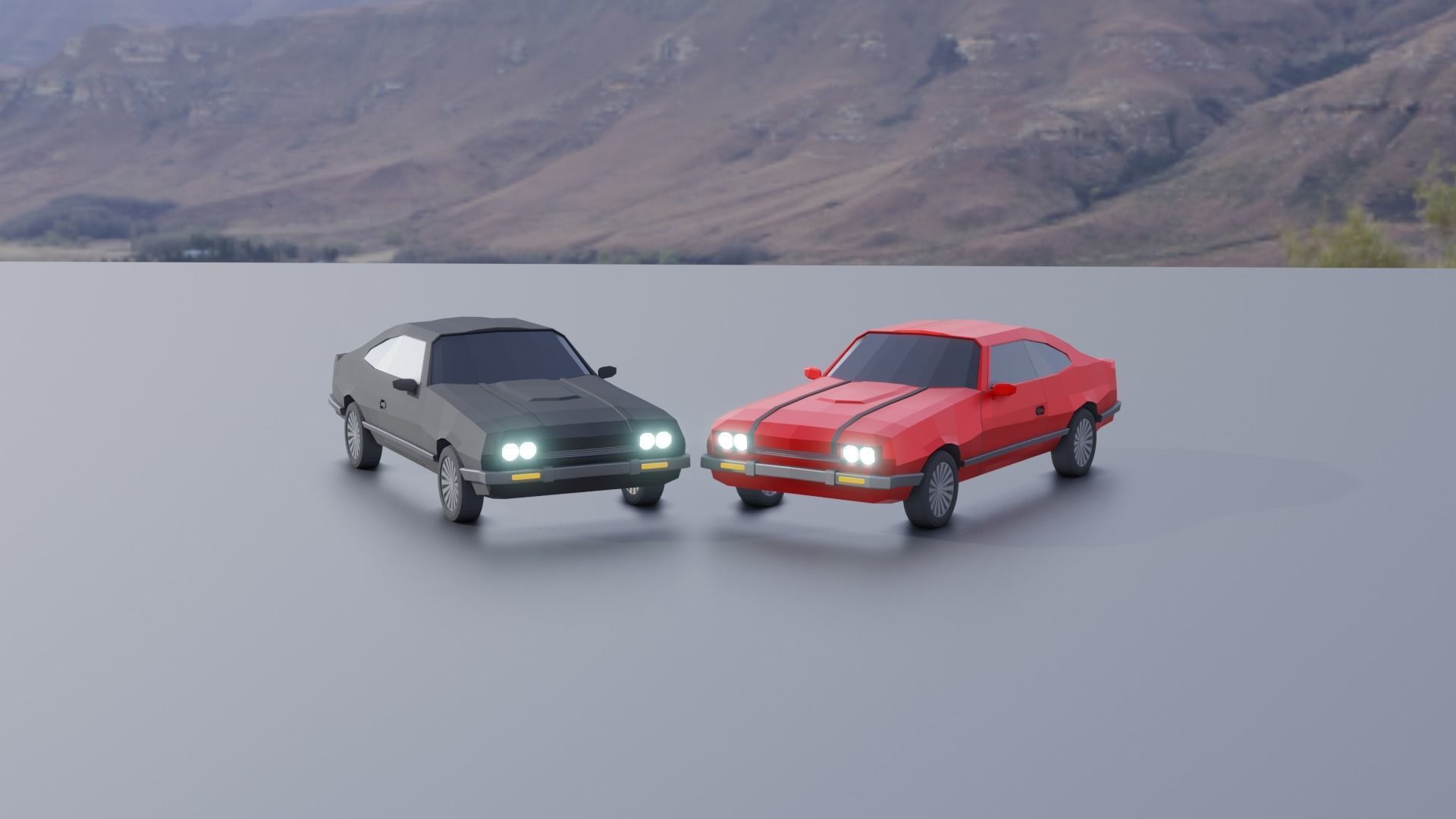 3D model Low Poly Race Car VR / AR / low-poly | CGTrader