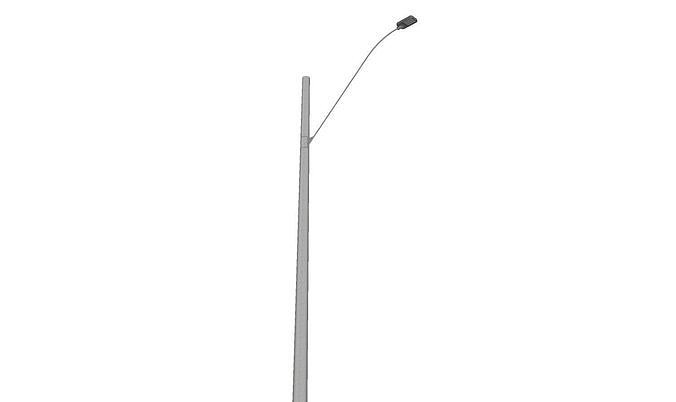 Concrete Lamp Post - Light Pole - Light Post - Street Light 08 3D model ...