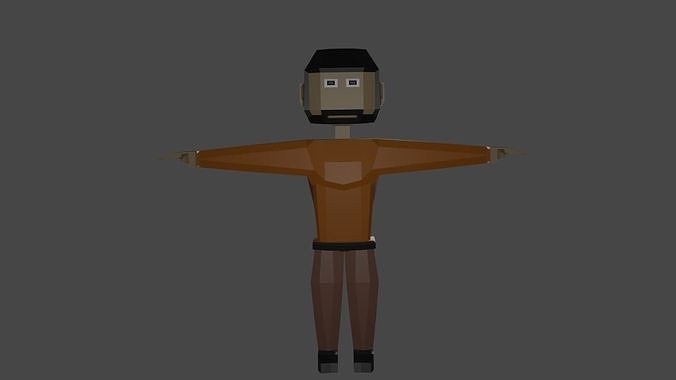 Citizen low poly free 3D model | CGTrader