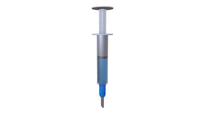 3D model Vaccine Syringe 3 VR / AR / low-poly | CGTrader
