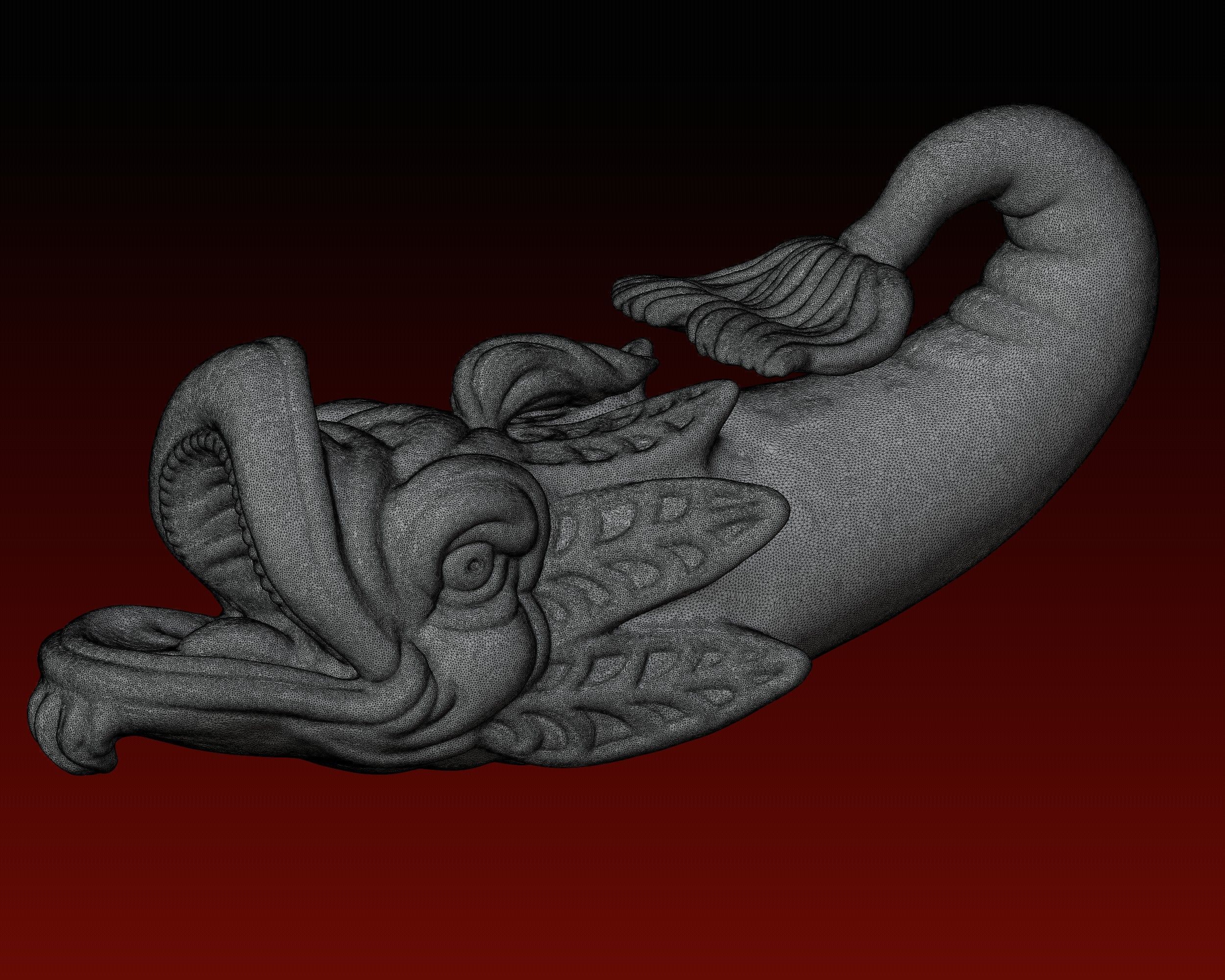 Stylized Decorative Fish 3D model 3D printable | CGTrader