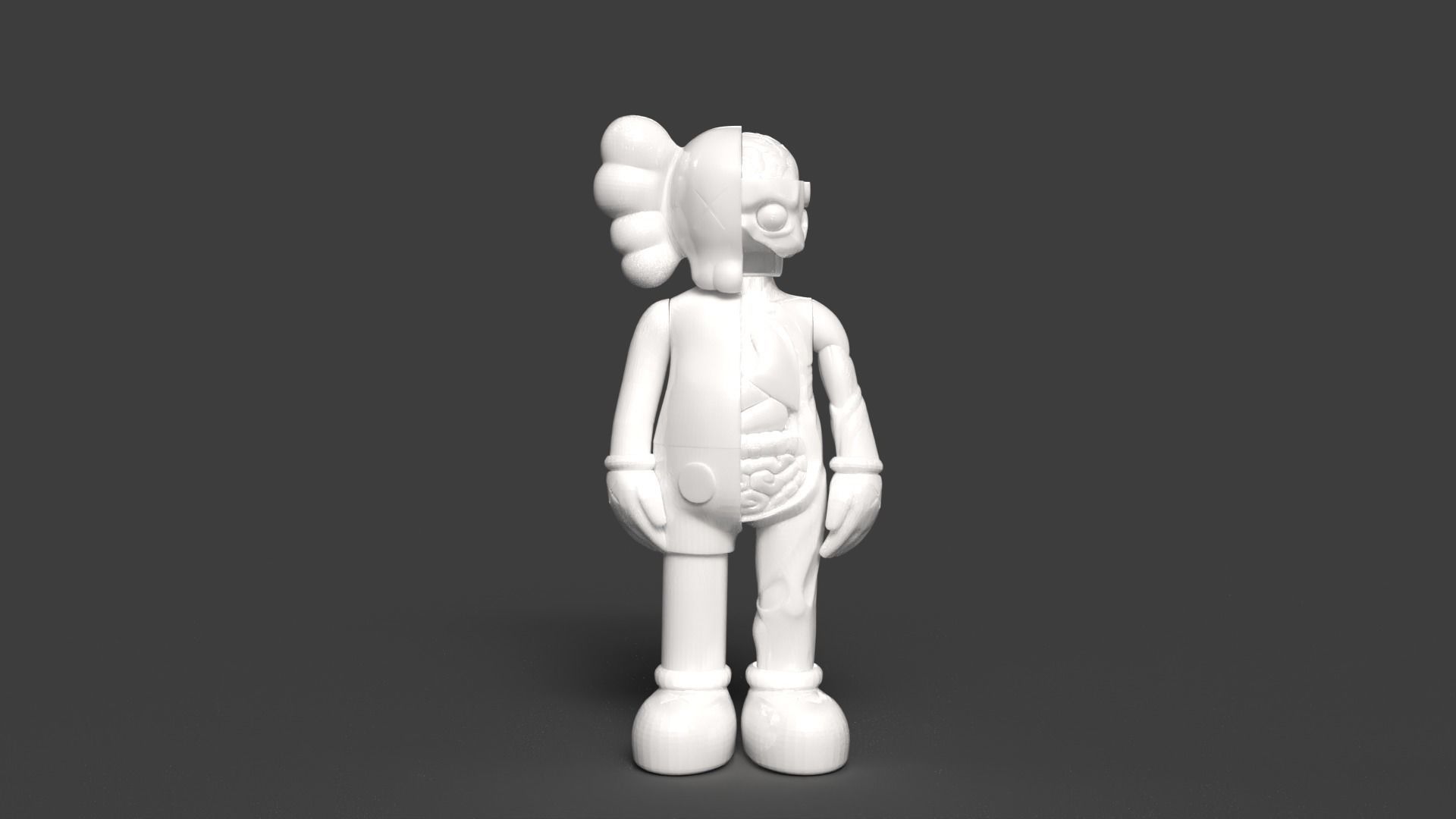 KAWS DISSECTED COMPANION 2006- GLOBO STARK 3D model 3D printable | CGTrader