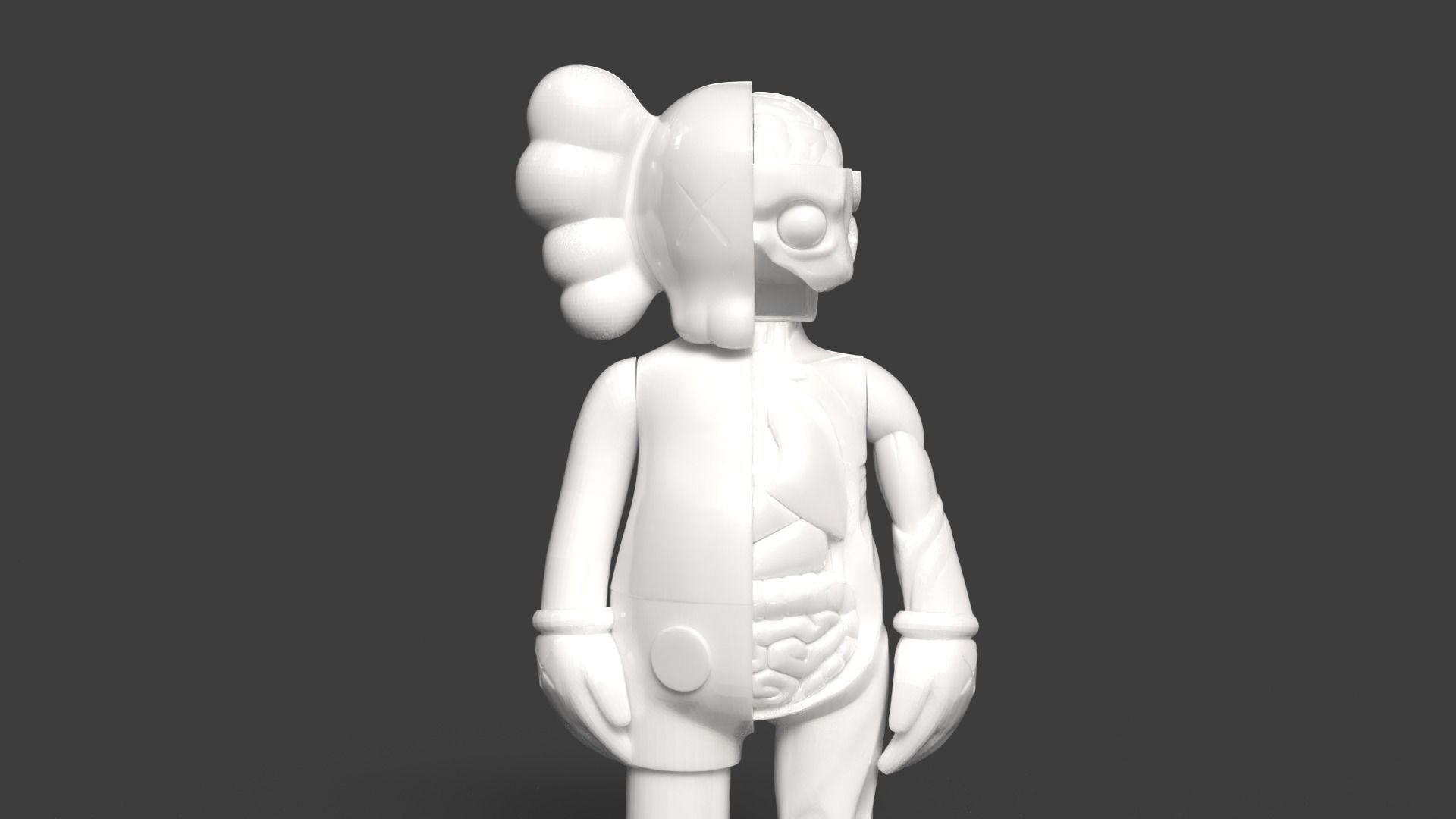 KAWS DISSECTED COMPANION 2006- GLOBO STARK 3D model 3D printable | CGTrader