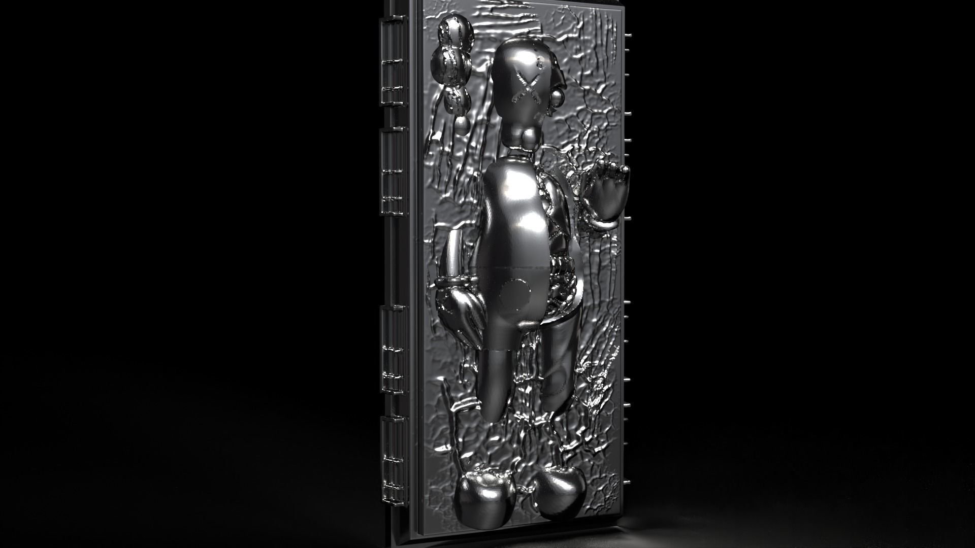 KAWS DISSECTED 2009- STAR WARS HAN SOLO CARBONITE 3D model 3D printable ...