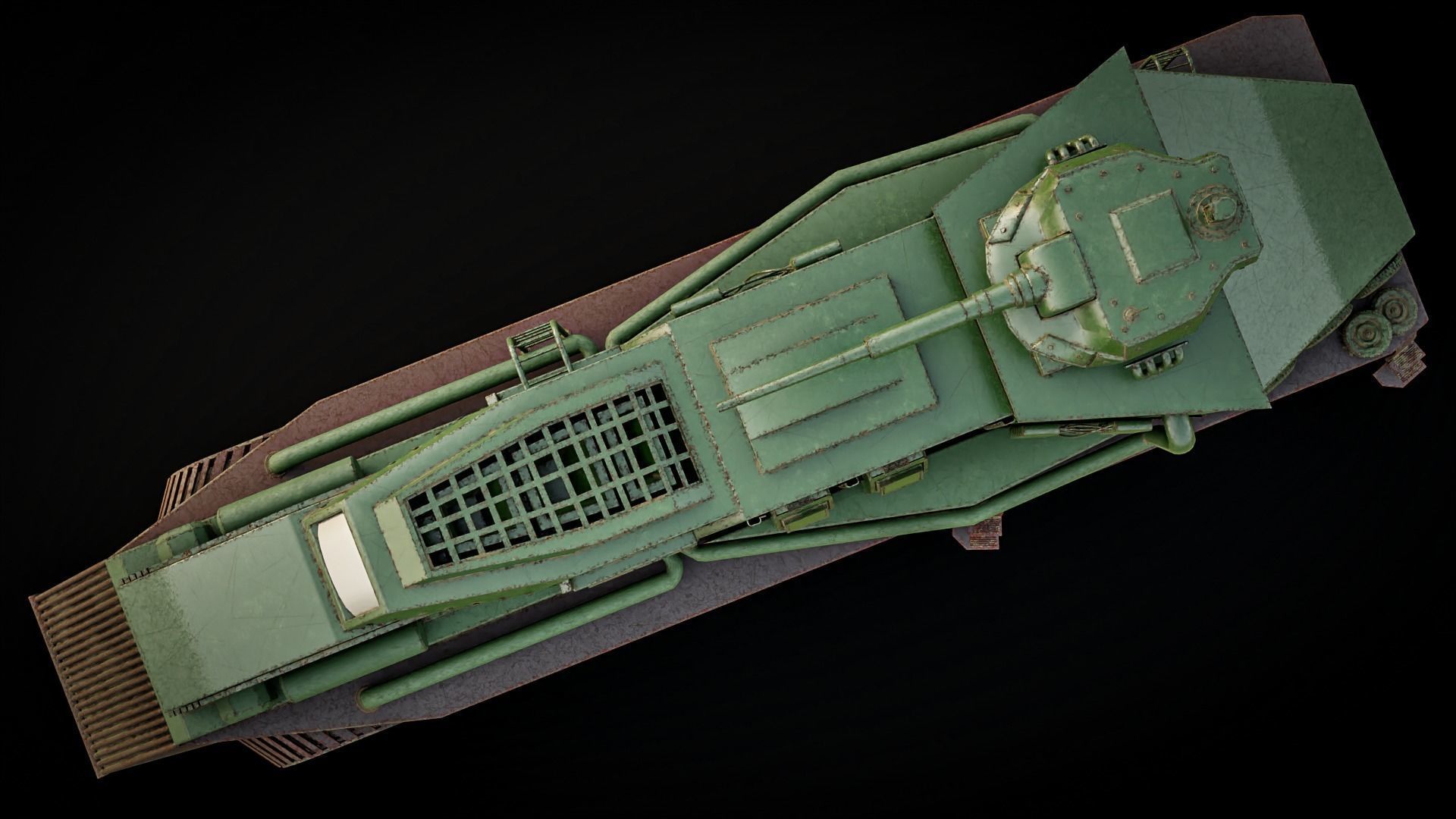 War machine Wall Breaker Tank Engine 3D model | CGTrader