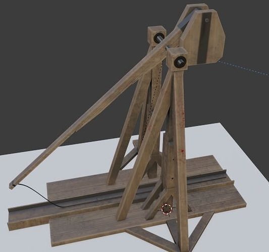 Medieval Trebuchet 3D model | CGTrader
