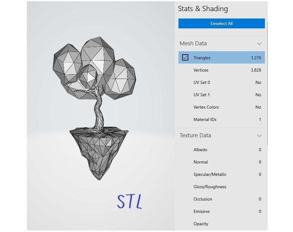 Mini props tree and base free VR / AR / low-poly 3D model | CGTrader