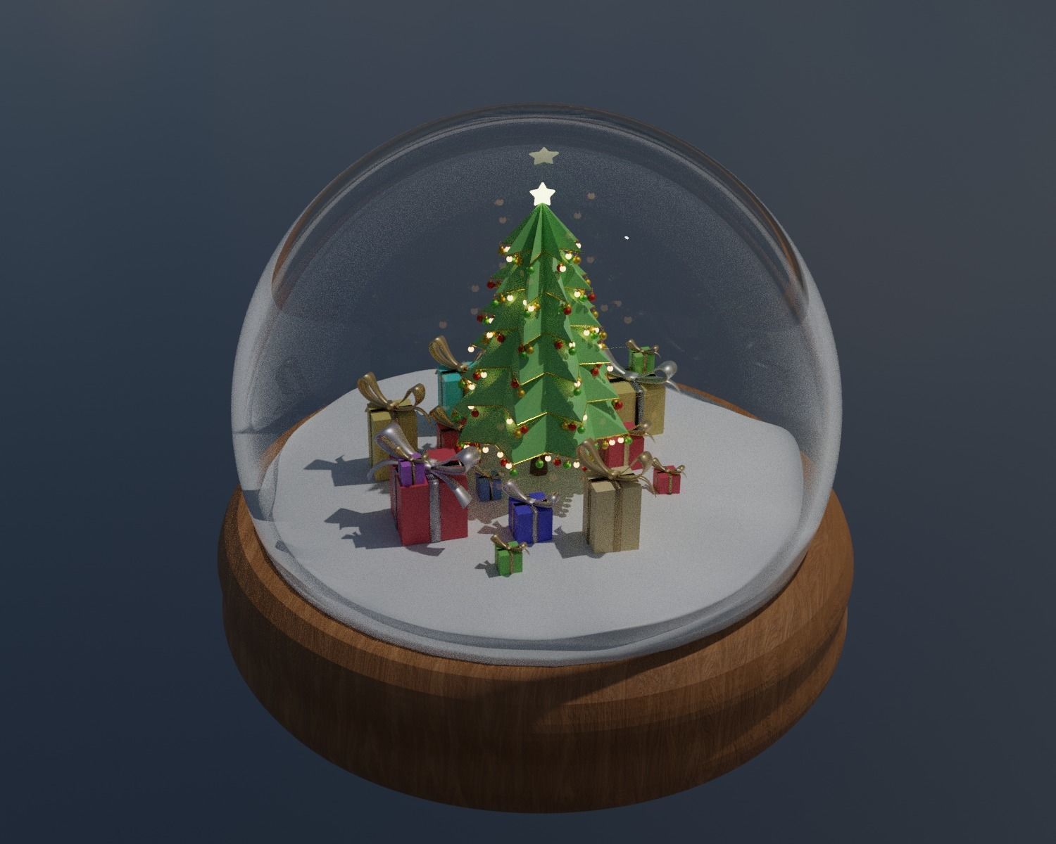Snow Globe 3D model | CGTrader