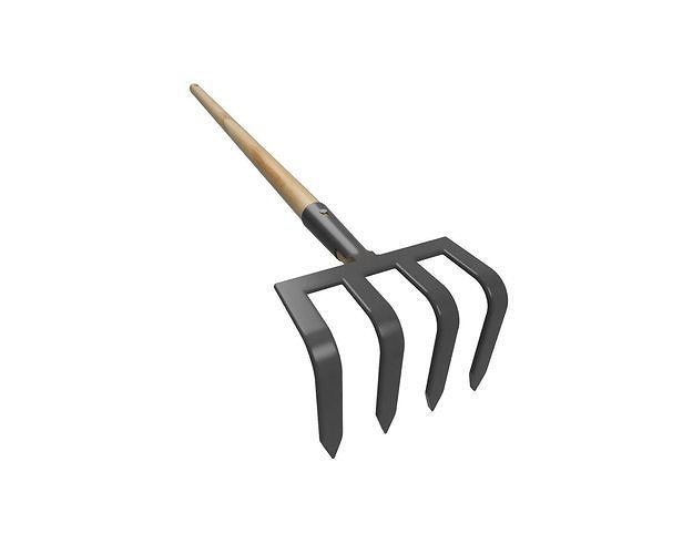 Pitchfork garden 3D model | CGTrader