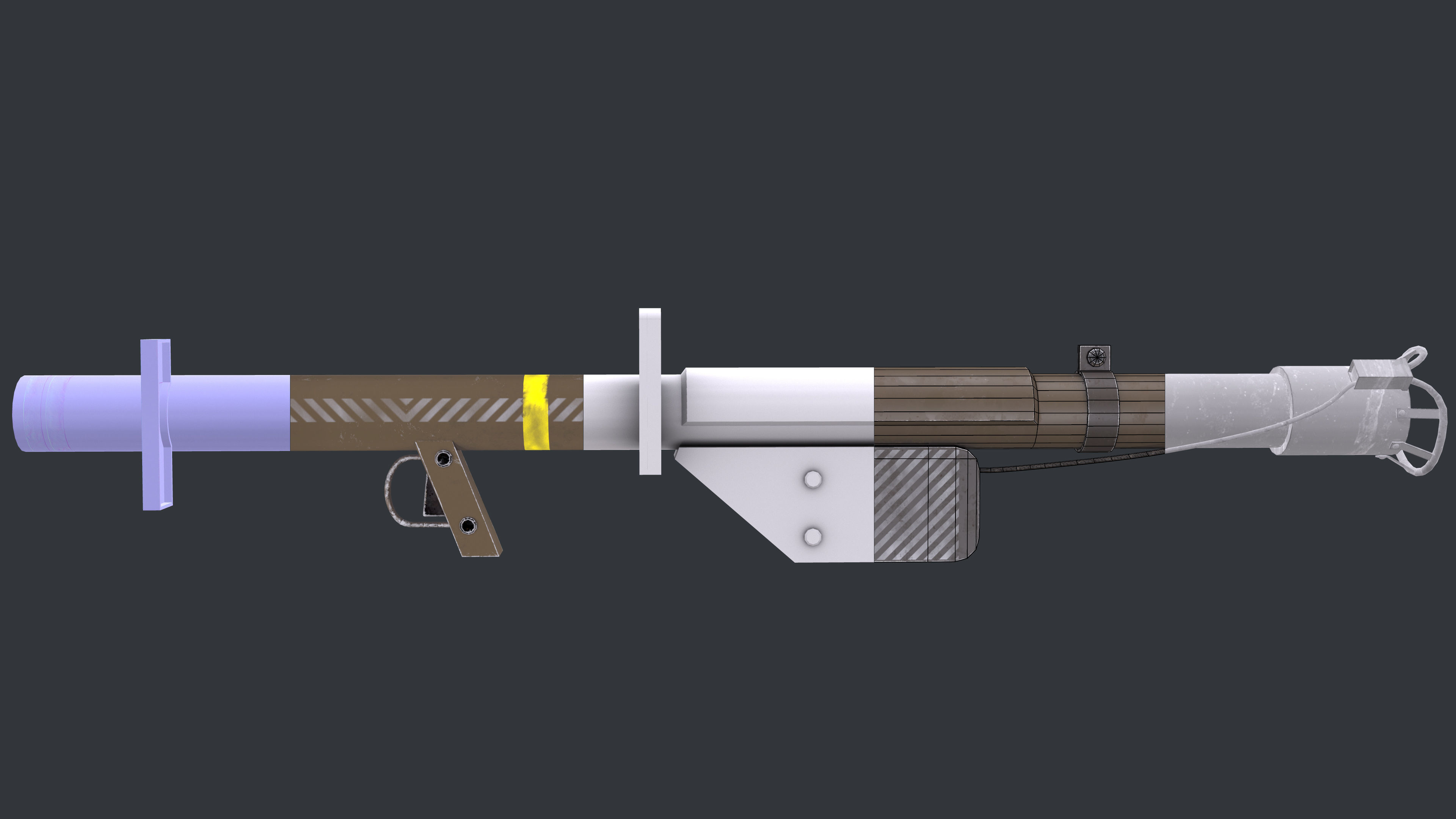 3D model Rocket Launcher Game Ready 8 VR / AR / low-poly | CGTrader