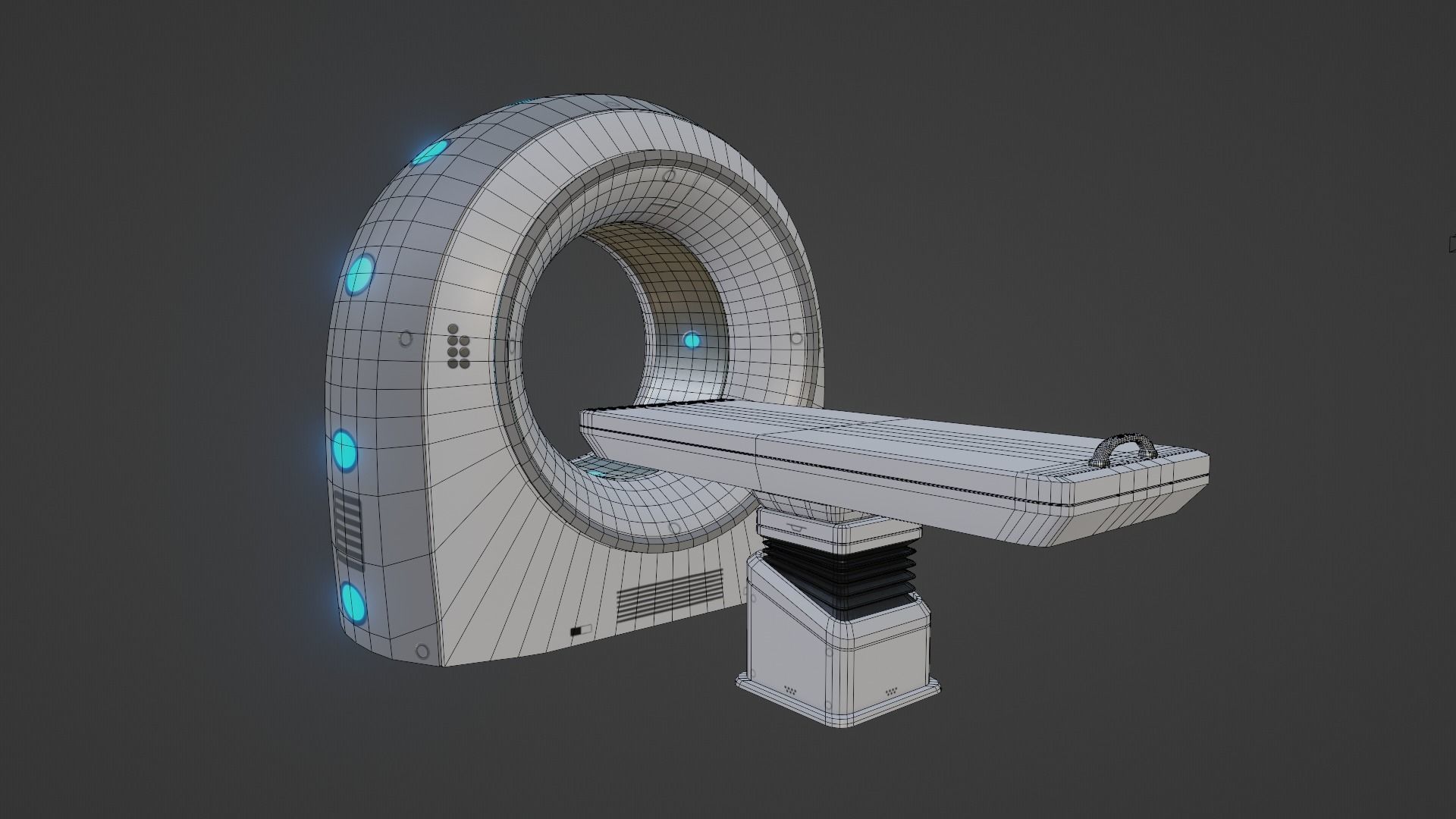 3D model CT Scanner VR / AR / low-poly | CGTrader