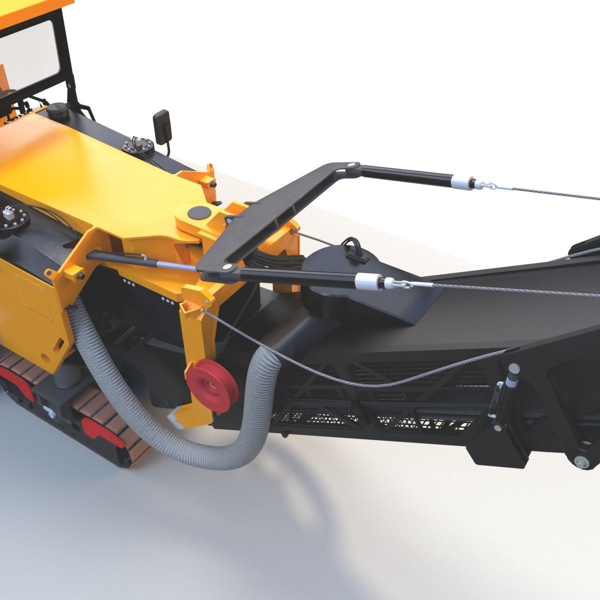Asphalt Milling Machine 1 3D model | CGTrader
