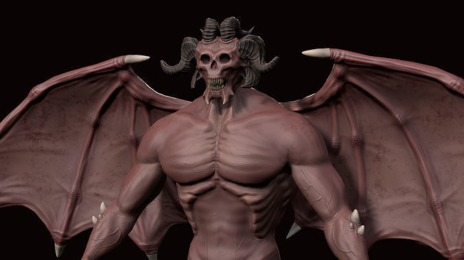 3D model Flying Demon VR / AR / low-poly | CGTrader