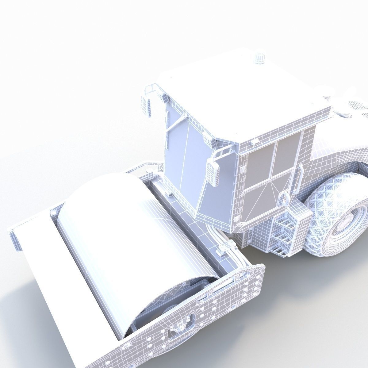 Road Roller 3 3D model | CGTrader