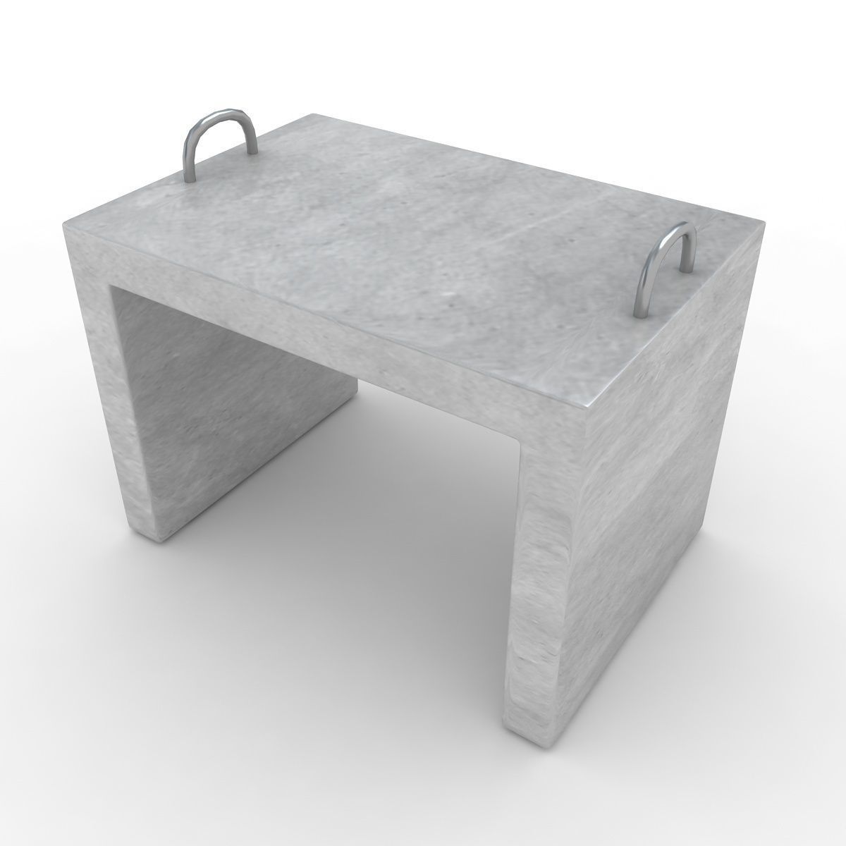 Industrial Concrete Block 3D model | CGTrader