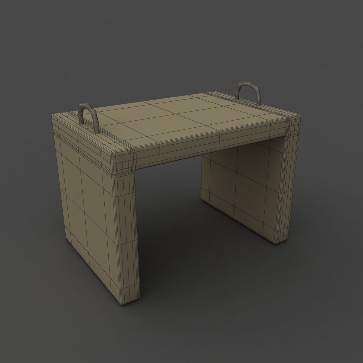 Industrial Concrete Block 3D model | CGTrader