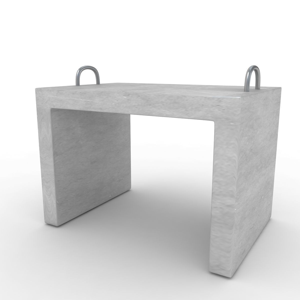 Industrial Concrete Block 3D model | CGTrader