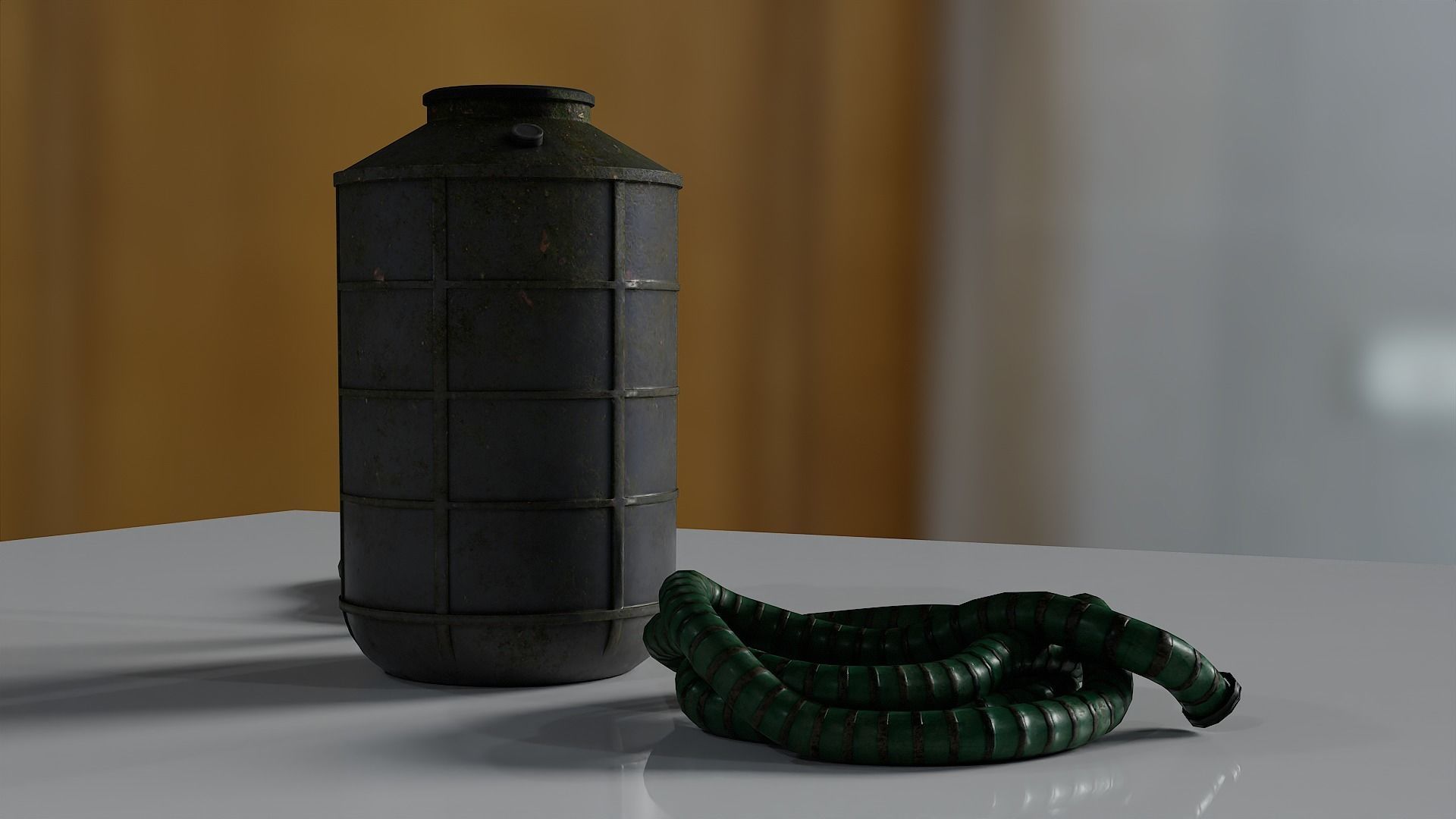 3D model HQ Septic Tank and hose VR / AR / low-poly | CGTrader