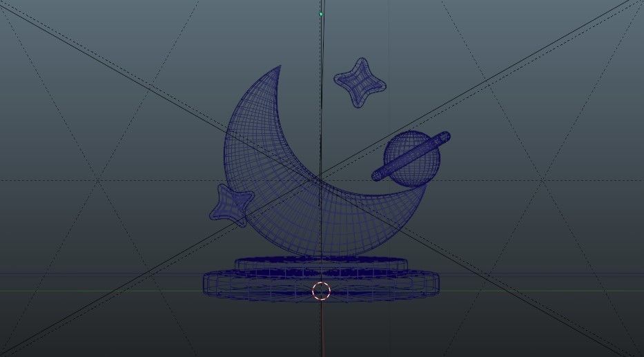 minimal geometric scene mockup 3D model | CGTrader