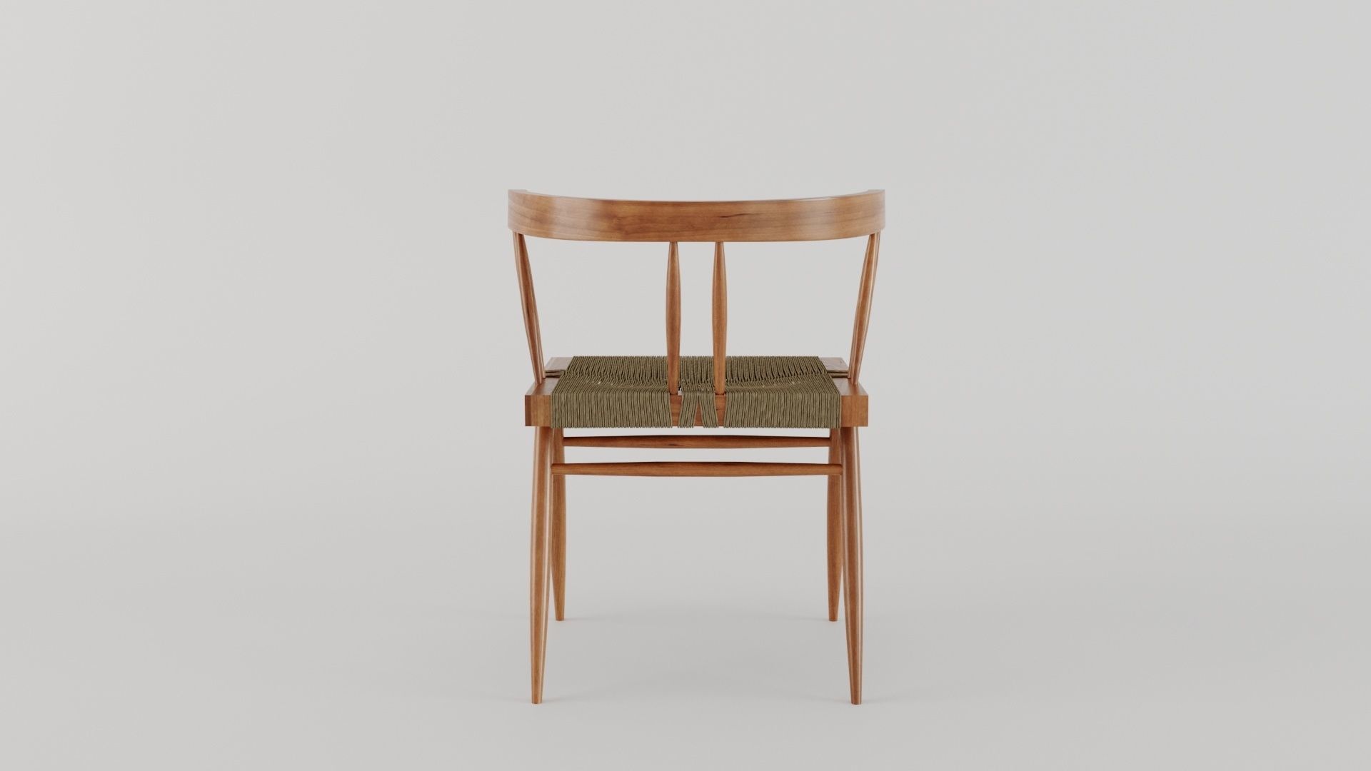 George Nakashima - Grass Seated Chair 3D model | CGTrader