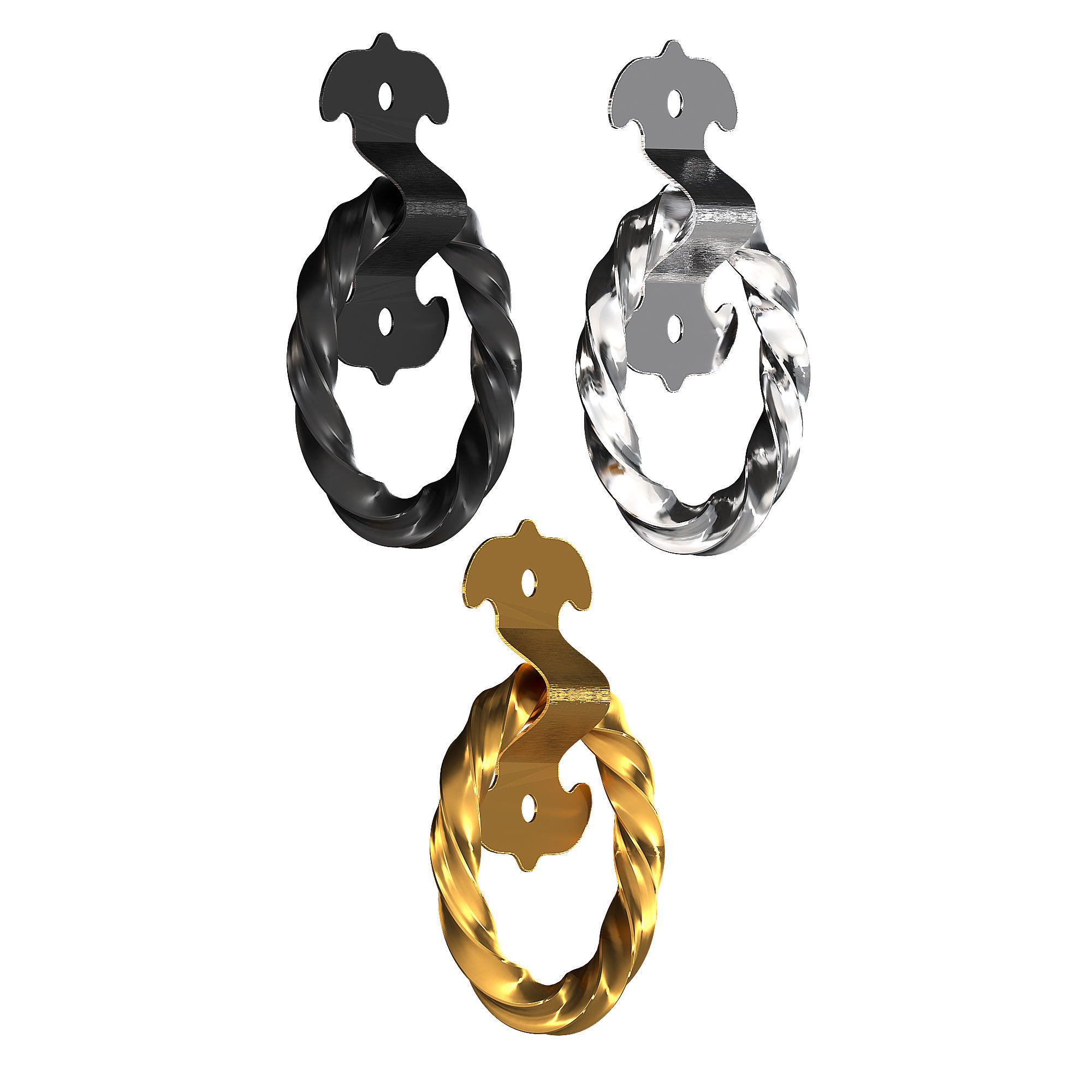 Handle ring 3D model | CGTrader