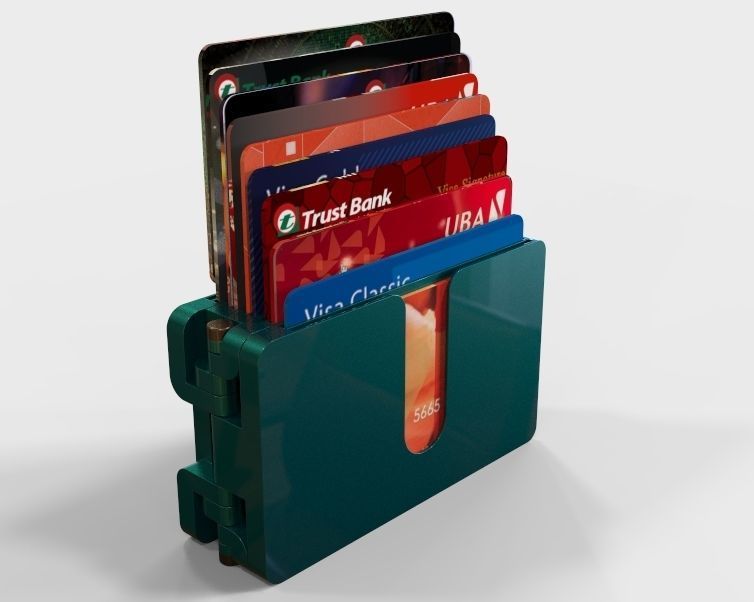 ATM-VISA Card Holder 3D model 3D printable | CGTrader