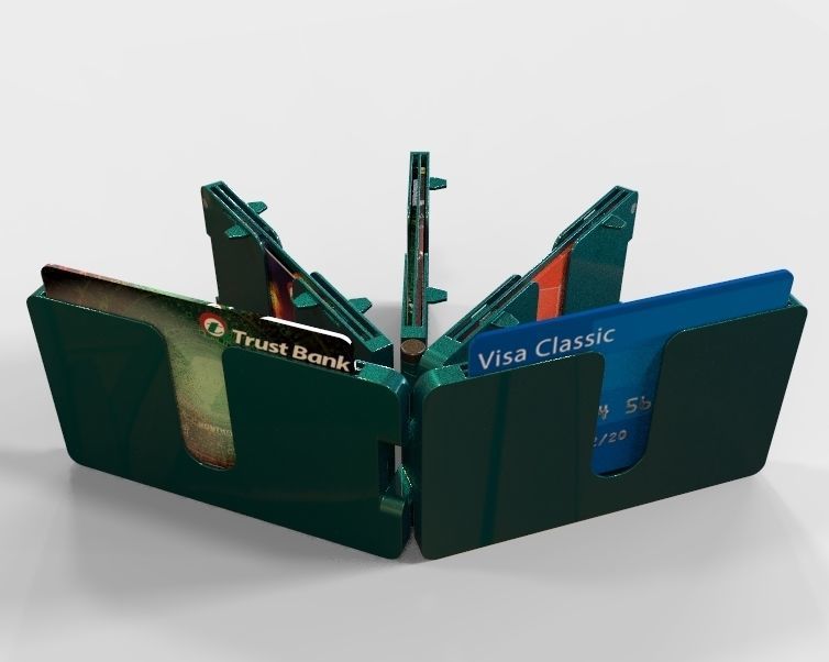 ATM-VISA Card Holder 3D model 3D printable | CGTrader