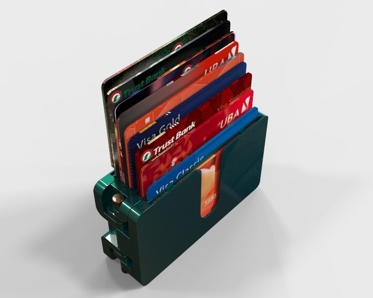 ATM-VISA Card Holder 3D model 3D printable | CGTrader
